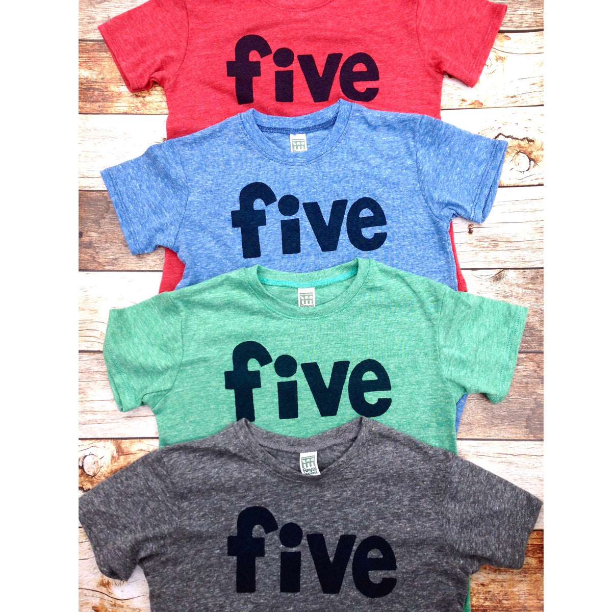5th Birthday Shirt boy, 5 year old, red, blue, grey, mint- boys 5th sh ...
